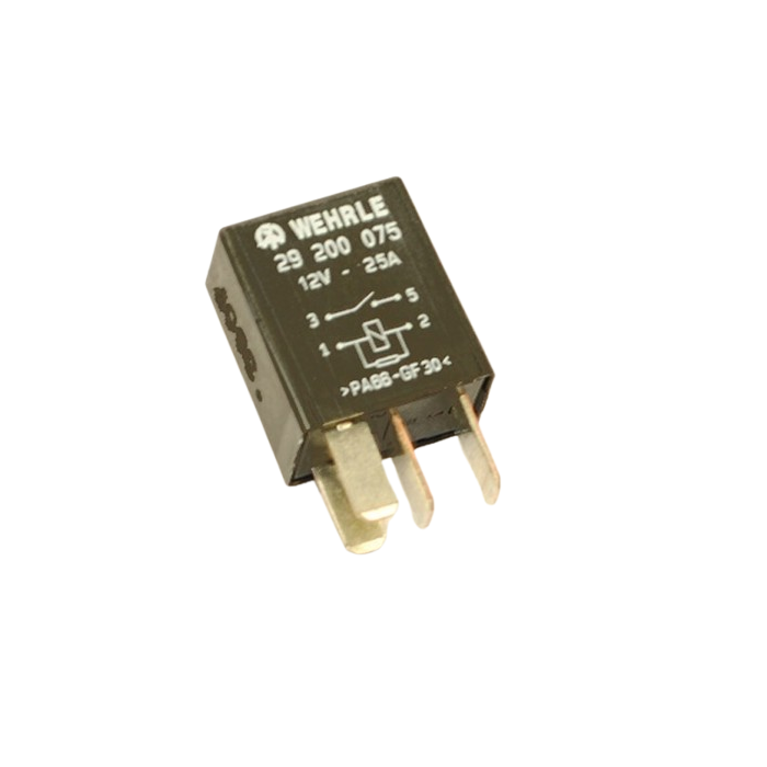Relæ Mikro 12V 25A med modstand – Wehrle 29200075A